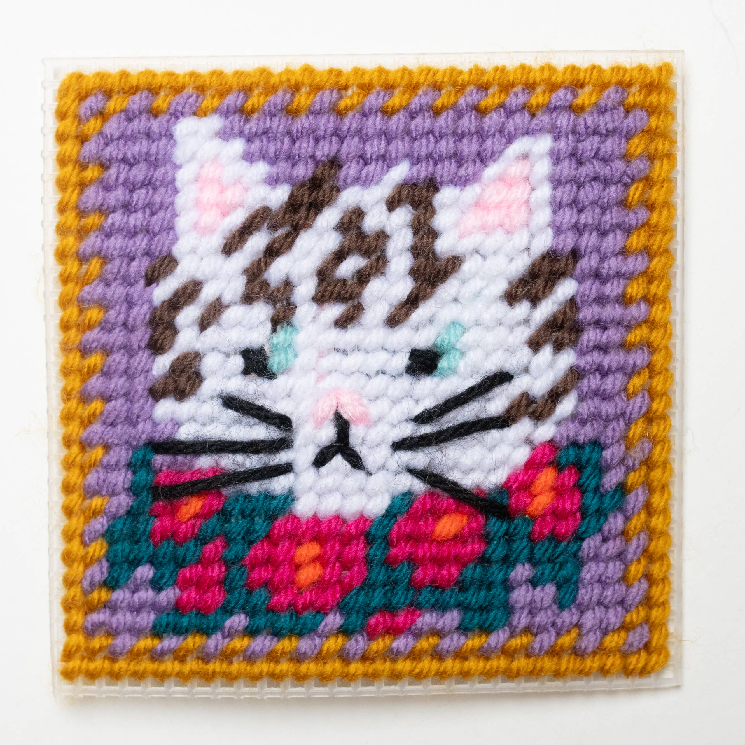 White Cat Needlepoint Kit – Jam Cat